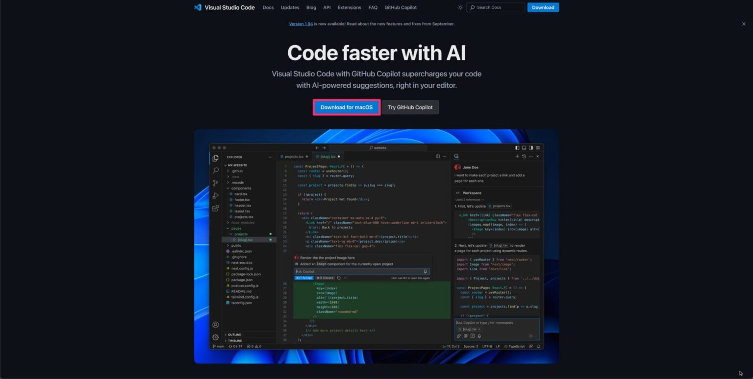 Visual Studio Code をMac OSにインストールする方法【おすすめの拡張機能つき】 | CFXLOG